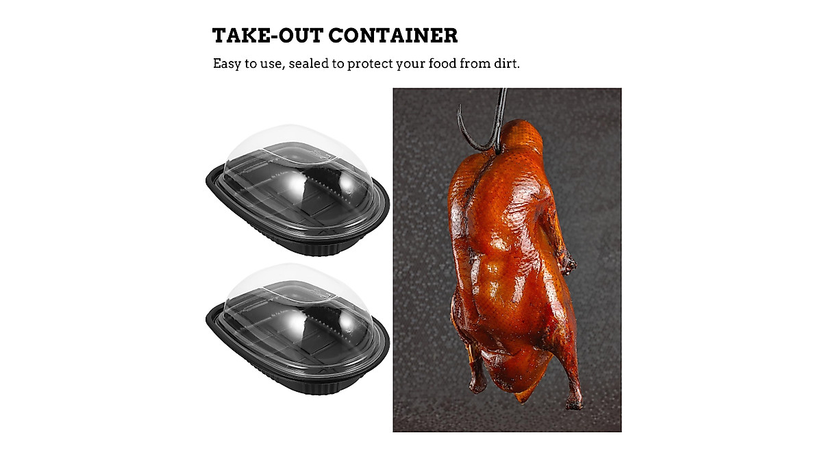 DOITOOL 20PCS Rotisserie Chicken Roaster Containers with Lids