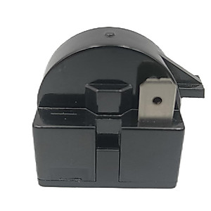 QP2-4.7 PTC Starter Relay 1 Pin Refrigerator Starter Relay and 6750C-0005P Refrigerator Overload Protector Compatible with LG Refrigerator Compressor