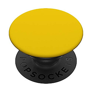 Simple Solid Color Chic Bright Yellow Design PopSockets Swappable PopGrip