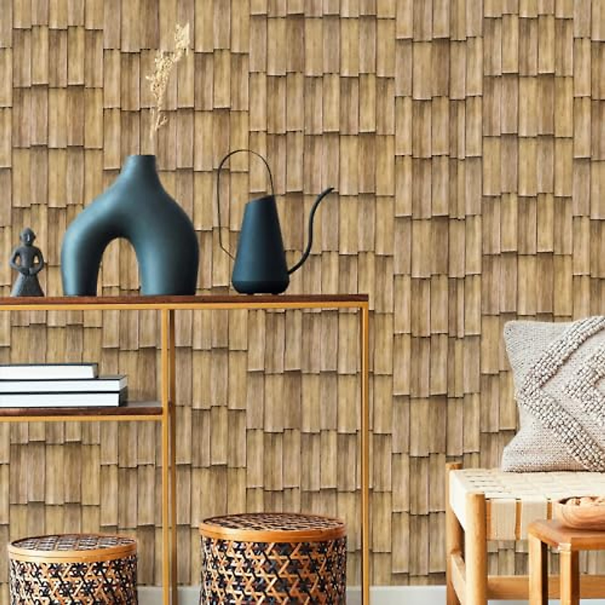 Wood Wallpaper Wood Plank Peel and Stick Wallpaper Shiplap Wood Contact Paper 17.7in x 118.1in Rustic Wood Self Adhesive Removable Wallpaper Vintage Faux Shiplap Wood Peel and Stick Wallpaper Cabinet
