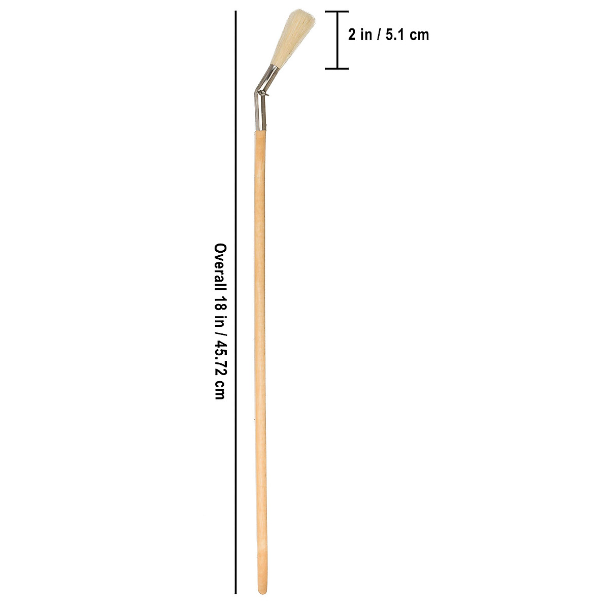 Redecker BBQ Basting Brush, Set of 2, Extra-long Beechwood Handle, Durable Pig Bristles, 18 inches, Made in Germany