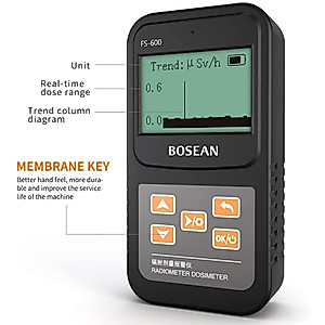 HPDONM Handheld Portable Nuclear Radiation Detector, 2022 New Radiation Dose Alarm Counter, Marble Radioactive Monitor Digital Meter High Sensitivity Accuracy Large Screen