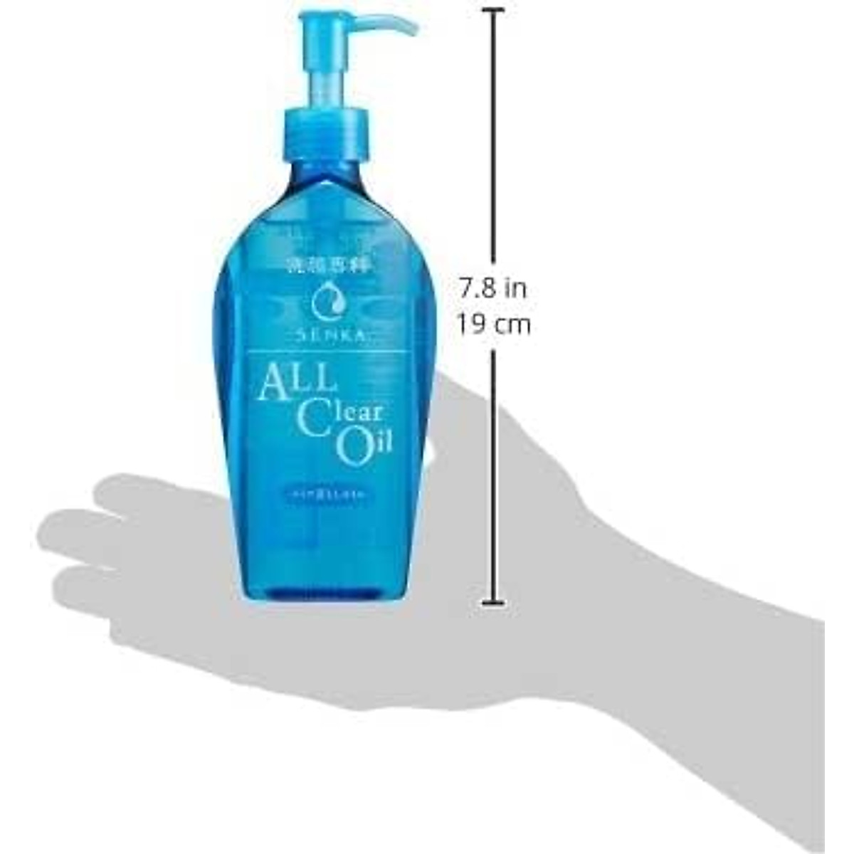 mussor Senka Cleansing Oil ALL Clear Oil 7.77Floz(230ml) Makeup Remover Oil JAPAN For Face And Waterproof Mascara