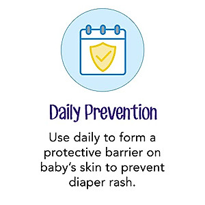Desitin Daily Defense Baby Diaper Rash Cream with 13% Zinc Oxide, Barrier Cream to Treat, Relieve & Prevent Diaper Rash, Hypoallergenic, Dye-, Phthalate- & Paraben-Free, 16 oz