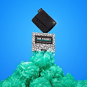 Ballsy Handy Shower Tool Sponge for Generating Extra Suds, with Gently Exfoliating Design
