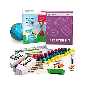 Calvert 2nd Grade Starter Kit and Clubhouse Biggest Book of Math Practice