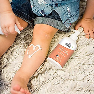 Earth Mama Sweet Orange Baby Lotion | Nourishing Organic Calendula + Rooibos for Sensitive Skin, 8 Fl Oz