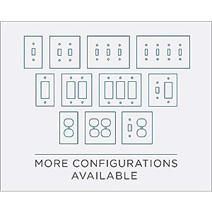 Franklin Brass W35267-PW-C Classic Beadboard Single Decorator Wall Plate, White