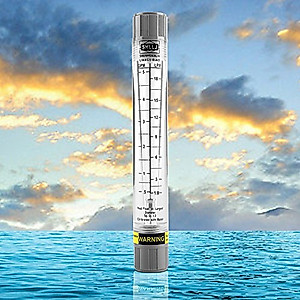 Plastic Tube Water Flow Meter Liquid Rotameter 0.5‑5 GPM / 1.8‑18 LPM Widely Used for Water Industrial