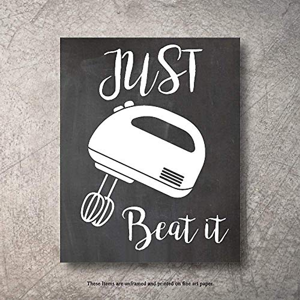 Home Decor Funny Gift 6 Kitchen Wall Art Prints Kitchenware with Sayings Unframed Farmhouse Home Office organization Signs Bar Accessories Decorations sets white house Deco Kitchen Decor (5"x7")