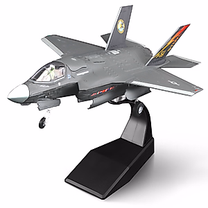1/72 F35B Lightning II Attack Fighter Plane Metal Aircraft Model Military Airplane Model Diecast Plane Model for Collection or Gift