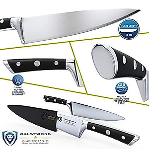 Dalstrong Gladiator Series Elite 8" Chef Knife Bundled with 3.5" Paring Knife