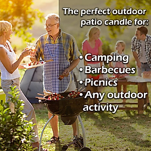 NO NATZ | 16oz. Outdoor Patio Wood Wick Candle | 60-Hour Burn | Ambient Glow | Hand-Crafted Fresh Fragrance (Tin)