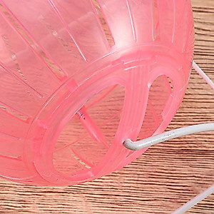 POPETPOP Hamster Exercise Ball,4-in-1 Multifunctional Hamster Running Ball-Hamster Mini Ball for Dwarf Hamster,Mouse,Syrian Hamster Small Animal-Pink