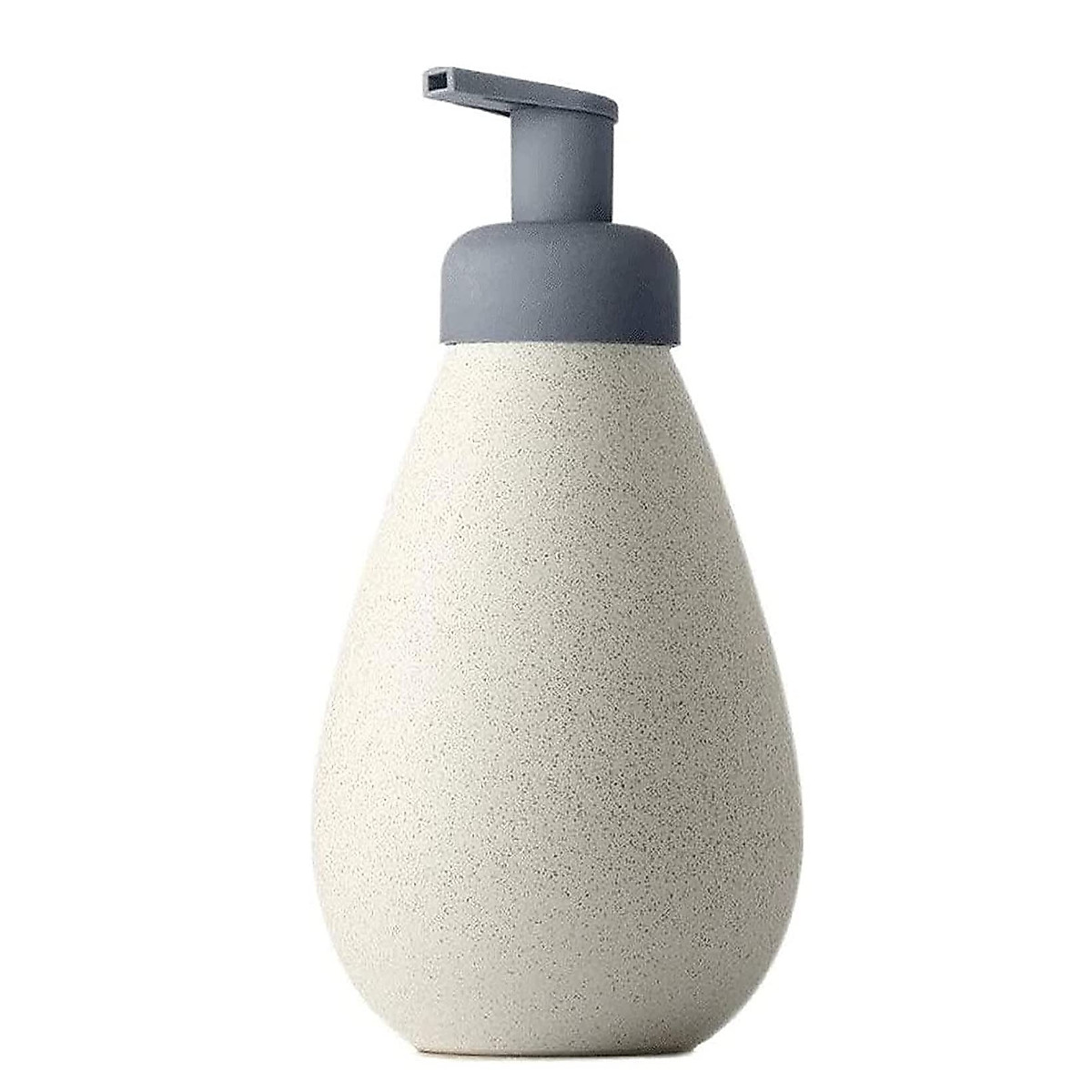 OXOAMP Soap Dispenser Soap Dispenser Bottle with Pump Lotion Soap Dispenser Bottle Foaming Hand Soap Dispenser Ceramics Soap Foam Dispenser Bathroom (Color : White)