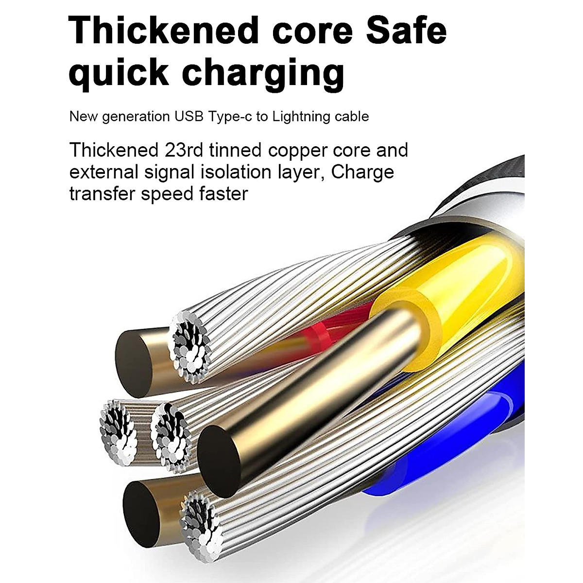 ANDNOVA USB C to Lightning/USB c Cable 10 Ft, Type-C to iPhone PD Fast Charging Cable Compatible with iPhone 13/13 Mini 12 Pro Max/12/11 Pro/X/XR/XS Max / 8/8 Plus