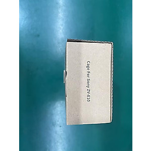 NEEWER ZV-E10 Camera Cage Compatible with Sony ZV-E10, Aluminum Video Shooting Cage Rig with Arca Type QR Plate, 1/4" Threads, Cold Shoe Mounts Compatible with SmallRig Top Handles Video Rigs, CA003