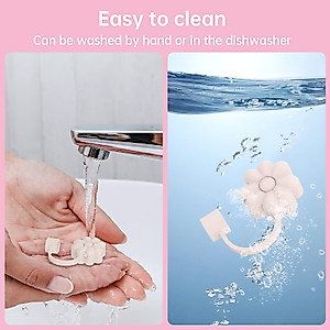 ANGSTUEM 4PCS Straw Cover for Stanley Cup 30& 40 Oz Tumblers,9-10mm Soft Silicone Straw Toppers for Stanley Cup Accessories, 2PCS Initial Letter Stanley Charms for Handle,Dust-proof Straw Covers