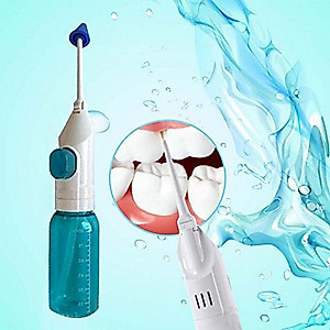 Portable Liquid Flosser, Cordless Travelling Liquid Jet Air Technology Dental Oral Irrigator or Air Flosser Liquid Pick for Teeth Cleaning