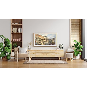 Frame My TV Deco TV Frames Alloy Prismatic - Pale Gold Bezel Compatible ONLY with Samsung The Frame TV (75", Fits 2021-2025 Frame TV)