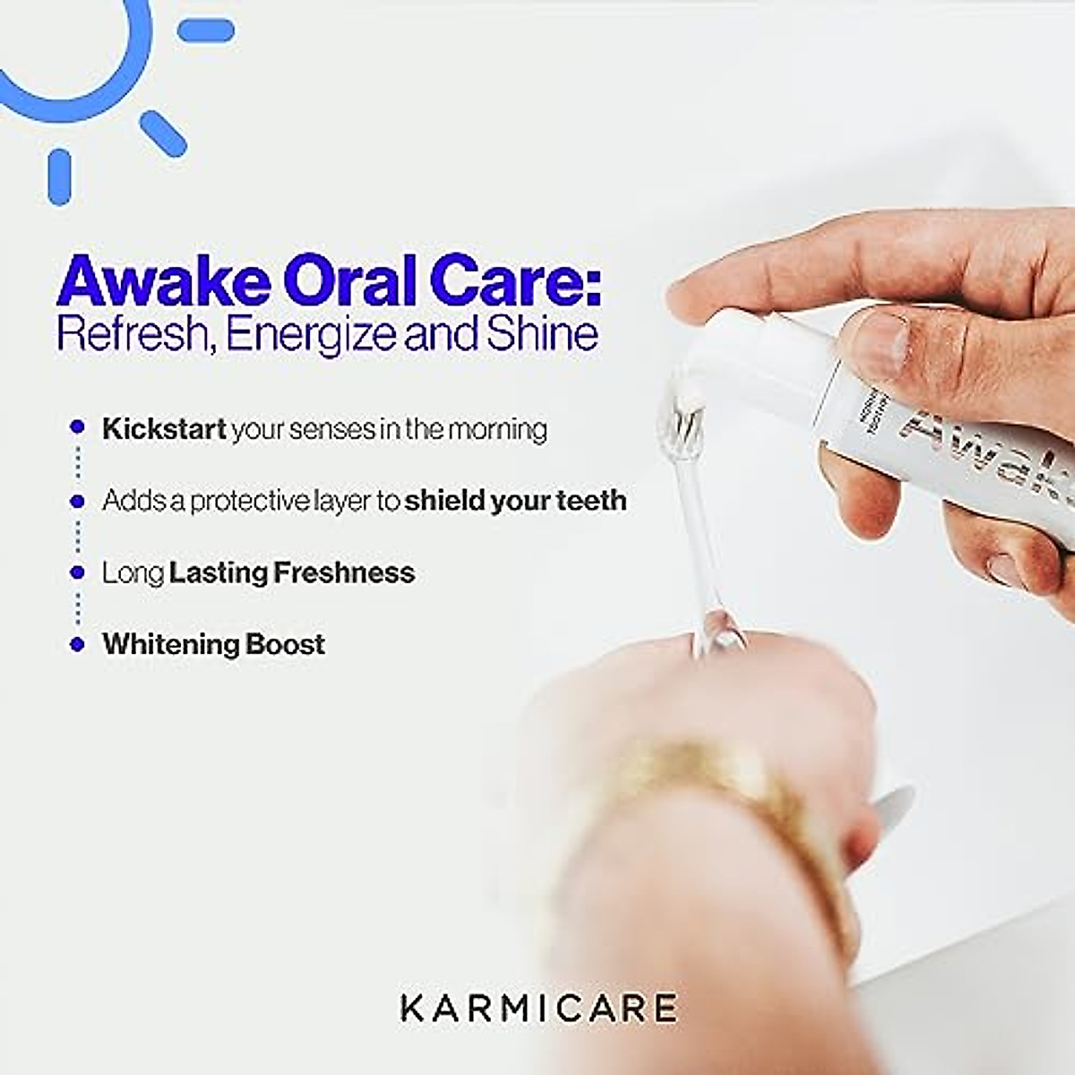 KARMICARE Biorhythmic Toothpaste Set, Superior Nano Hydroxyapatite, Fluoride Free, Plant Extracts for Circadian Cycle Support, Day&Night Oral Care System, Biocompatible, Treats & Prevents Oral Issues