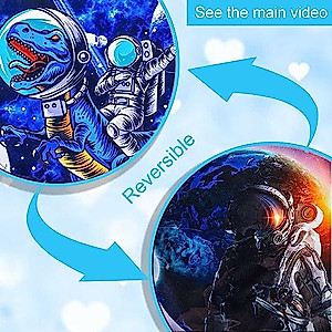 UFNDC 3PCS Dinosaur Backpack for Boys, 3D Kids Preschool Bookbag with Lunch Box, 16”Water Resistant School Bag for Elementary Toddler