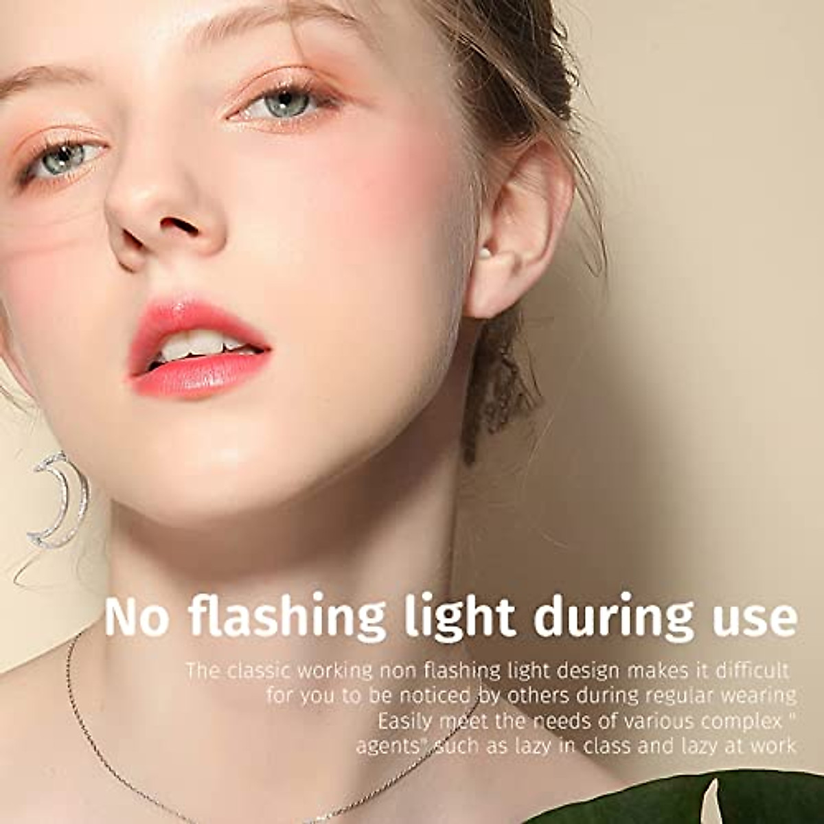 Xmenha Invisible Sleep Earbuds Wireless Smallest Lightest Tiny Noise Cancelling Ear Buds for Sleeping Quiet-Comfort Mini Sleepbuds Bluetooth 5.3 Hidden Headphones for Side Sleepers/Work