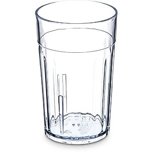 Carlisle FoodService Products 110507 Bistro Tumbler, 5 oz, Clear, Plastic