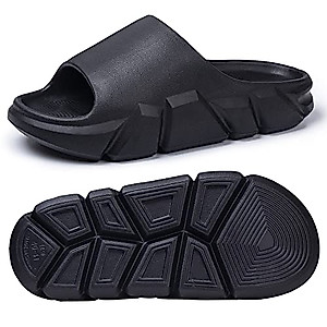 Cosofme Cloud Slides For Women & Men - Super Soft Cushioned Thick Sole EVA Pillow Slides - Quick Drying Non-Slip Indoor & Outdoor Slippers