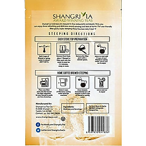 Shangri-La Tea Company Iced Tea Bags, Tropical Passion, Unsweetened and All Natural, Brews 2 Quarts Per Tea Bag, (6 Count) (5051)
