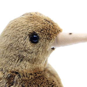 WinAdiGoo Cute Furry Realistic Kiwi Bird Plush Doll Soft Stuffed Animal Toy 11 inch Cuddle