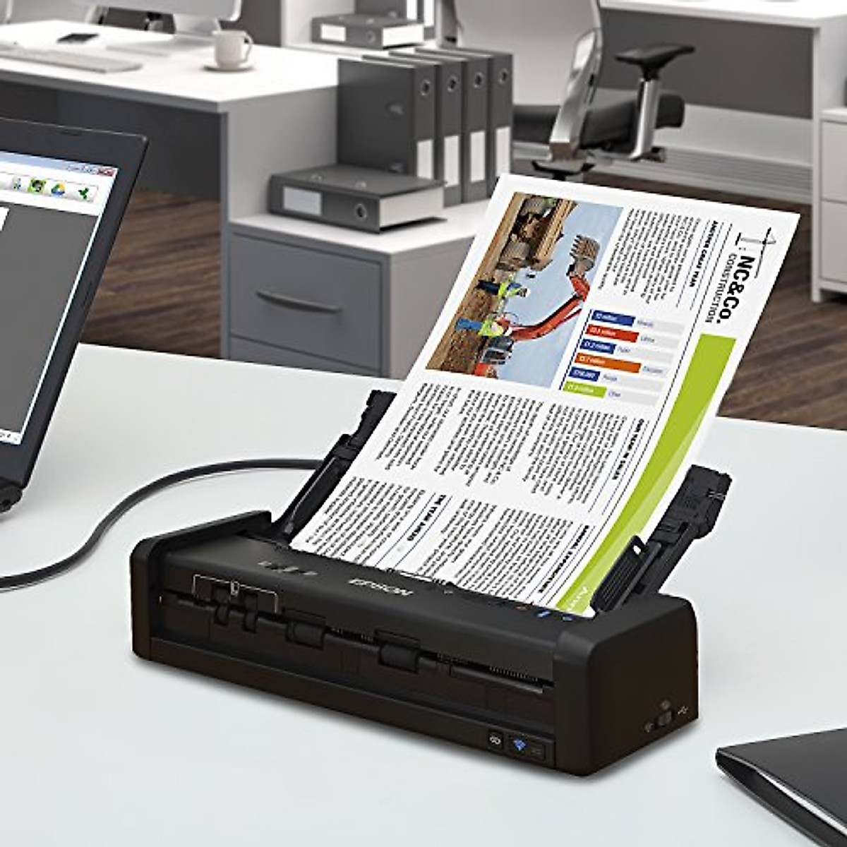 Epson Workforce ES-300W Wireless Document Scanner