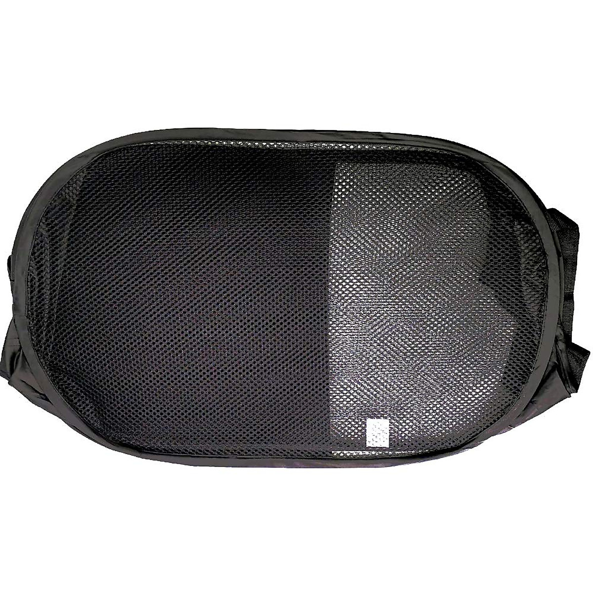 SPINFOX Pop Up Collapsible Laundry Baskets, 2 Pack Foldable Mesh Popup Laundry Hamper with Reinforced Carry Handles, Mesh Laundry Basket for Kids Room College Dorm or Travel(Black)