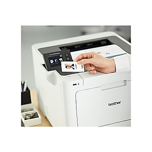Brother Business Wireless Color Laser Printer, HL-L8360CDW, Auto 2-Sided Printing, Mobile Printing, Cloud Printing, 2.7" Color Touchscreen LCD, Ethernet, Up to 33ppm, White