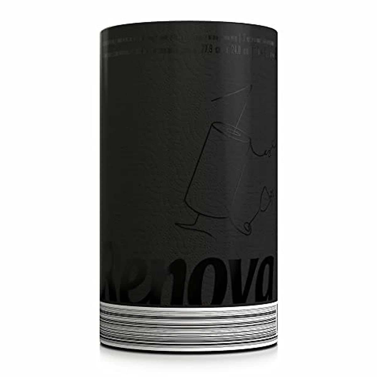 Renova Single Roll Kitchen Paper Towels, Black