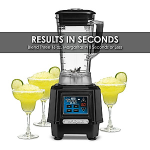 Waring Commercial TBB160P6 TORQ 2 Horsepower Blender, Electronic Keypad with 60-Second Countdown Timer and a 64 oz. BPA Free Copolyester Container, 120V, 5-15 Phase Plug