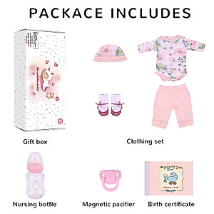 Kaydora Sleeping Reborn Baby Dolls, 22 Inch Lifelike Newborn Baby Girl Doll, Realistic Baby Reborn Toddler, Handmade Weighted Soft Body Reborn Dolls That Look Real, Amazing Gift Set for Kids Age 3+