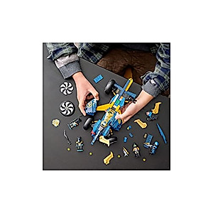 LEGO NINJAGO Ninja Sub Speeder 71752 Building Kit; Amphibious Car Toy with NINJAGO Cole and Jay Minifigures; New 2021 (356 Pieces)