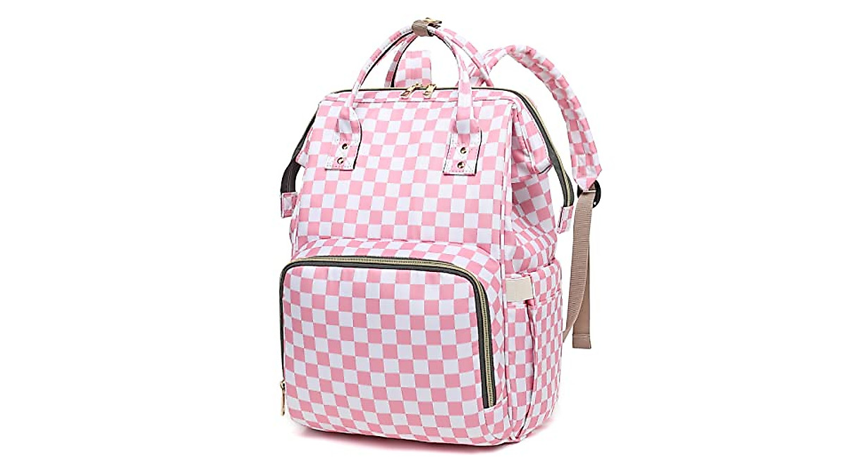 Dezcrab Pink Laptop Backpack - Stylish & Functional