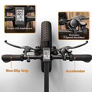 CYCROWN Knight Electric Bike for Adults 750W Peak Motor Up to 20 MPH 60 Miles,600wh Removable Battery,Folding 20" x 4.0" Fat Tire Electric Bicycle Dual Shock Absorber Ebikes for Adults