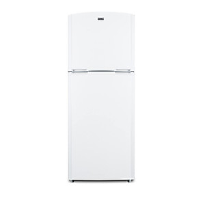 Summit FF1427W 26 Top Freezer Refrigerator with 12.9 cu. ft. Capacity Adjustable Glass Shelves Reversible Doors Interior Light in White