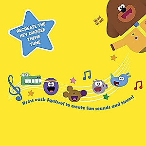 Hey Duggee AB Gee abgee 539 2149 EA with Music and Storytime Squirrels, red, 15 x 18 x 30 Centimeters