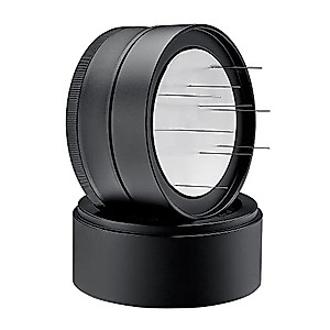 Normcore 58mm Adjustable Needle Distribution Tool V2 - Needle Type Coffee Distribution Tool - WDT Distributor Leveler Tool - Espresso Needle Stirrer