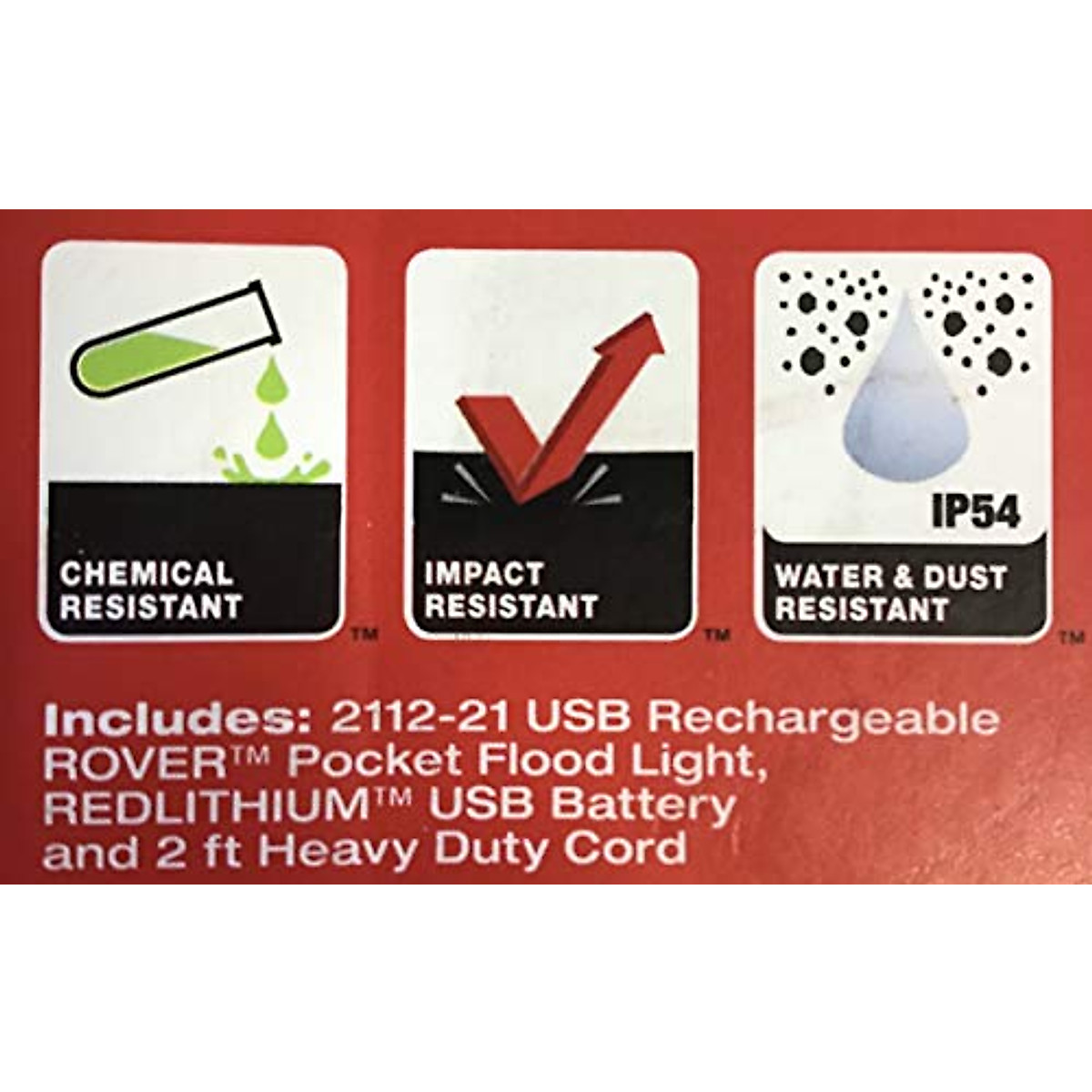 Milwaukee 2112-21 445-Lumen LED Rover Rechargeable Pocket Flood Light