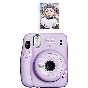 Fujifilm Instax Mini 11 Instant Camera - Lilac Purple 4.8" x 4.2" x 2.6"