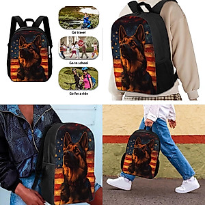 FOR U DESIGNS Universe Horse Backpack Set 3 Piece,High School Backpack for Women Teen Girls