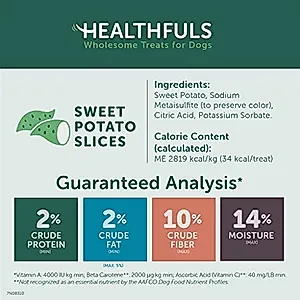 Healthfuls Sweet Potato Slices Dog Treats, 16oz