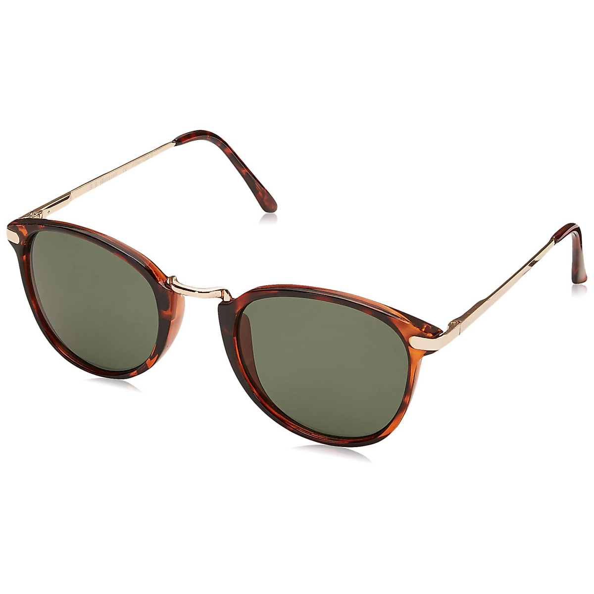 A.J. Morgan Unisex - Adult Castro Round Sunglasses,Tortoise,198 mm