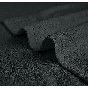 Avalon Salon Towels – 24 Pack Grey Hand Towels 100% Cotton Spa Towels – 16x27 inches Highly Absorbable Facial Towels Gym Towels Hair Towels and Face Towels Bulk Small Towels (Non Bleach Proof)