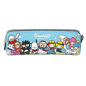 Anime Pencil Case Cute Pen Pouch Bag for Girls and Women Kawaii Leather Zipper Pencil Pouch